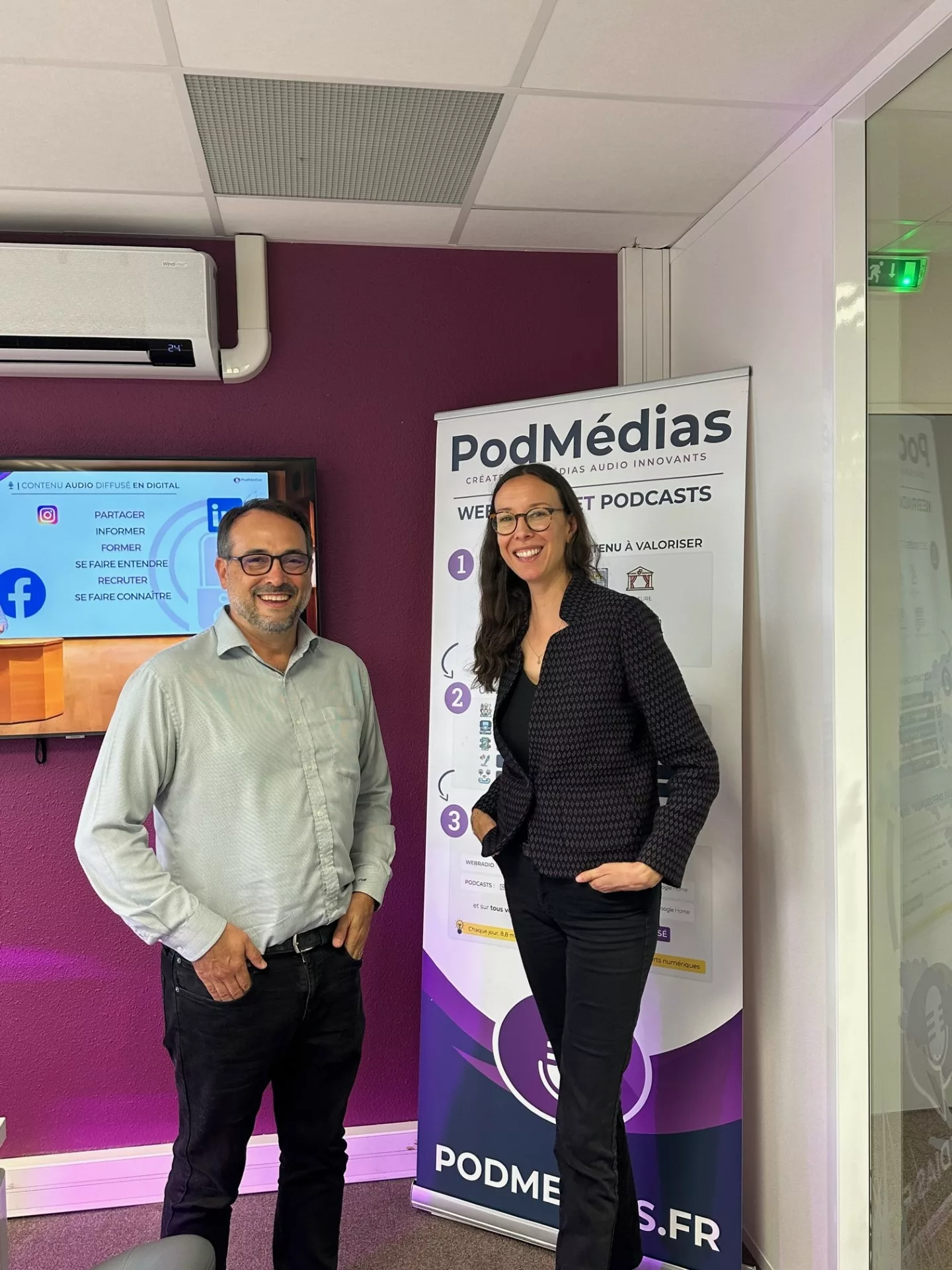 Interview de Frédéric Mercier sur PodMédias - MATHEZ FREIGHT